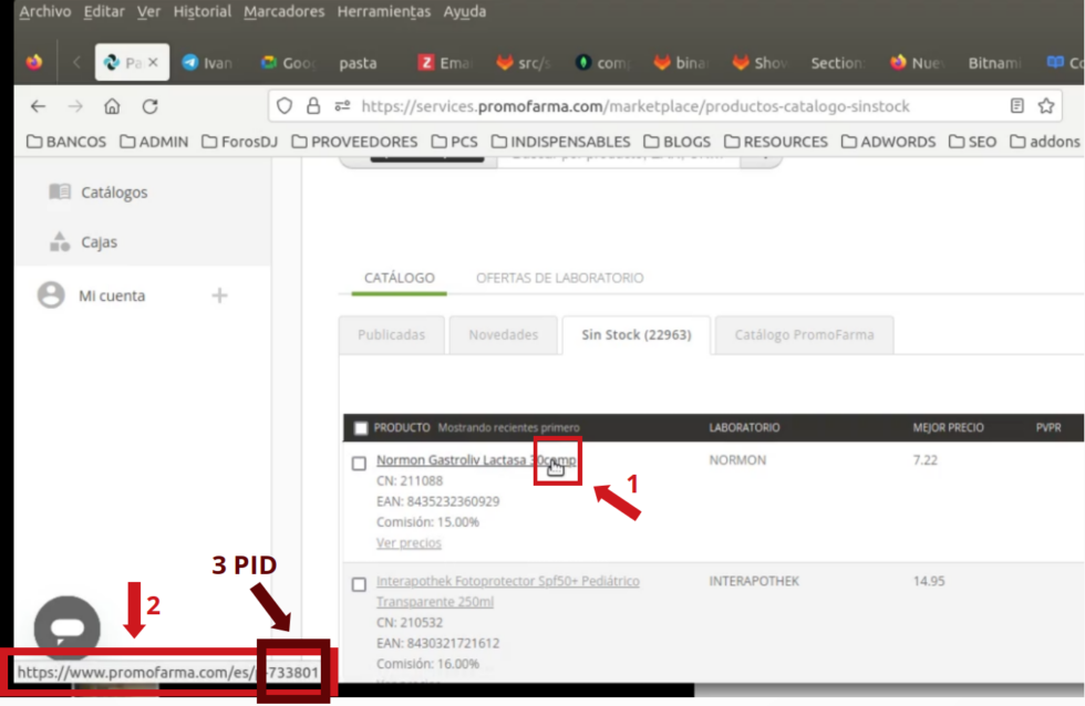 ¿Cómo averiguar el Promofarma ID de un producto desde el backoffice? | Binary Hell Labs